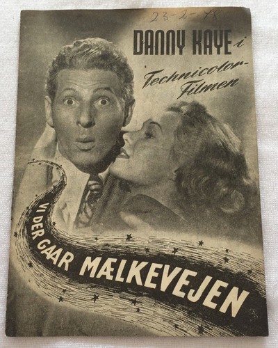 The Kid from Brooklyn Danny Kaye Virginia Mayo Vtg 1946 Danish Movie ...