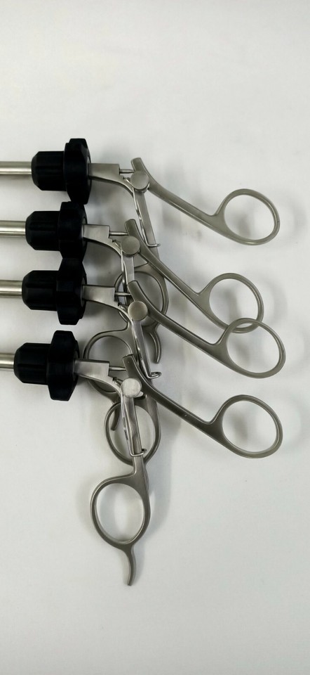 4pc Laparoscopic Spoon Forceps 10mmx330mm Laparoscopy Surgical ...