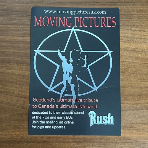 Flyer: RUSH Tribute Band Moving Pictures Scotland | eBay UK