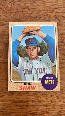 1968 Topps #521 Don Shaw - High Number Hi # EX-NM | eBay