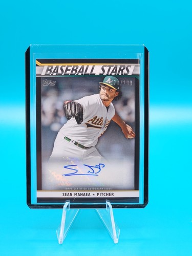 2020 TOPPS UPDATE SEAN MANAEA BASEBALL STAR BLACK PARALLEL AUTO SERIAL ...