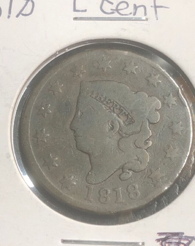 1818 Large Cent Penny Coronet | eBay