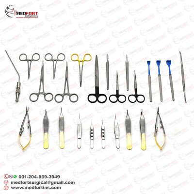 Premium Blepharoplasty Surgical Instruments Set | 25 Pcs| ***Free ...