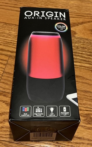 BASS JAXX ORIGIN AUX-IN SPEAKER, MULTI COLORS BLUE,/RED/GREEN AUXILLARY ...