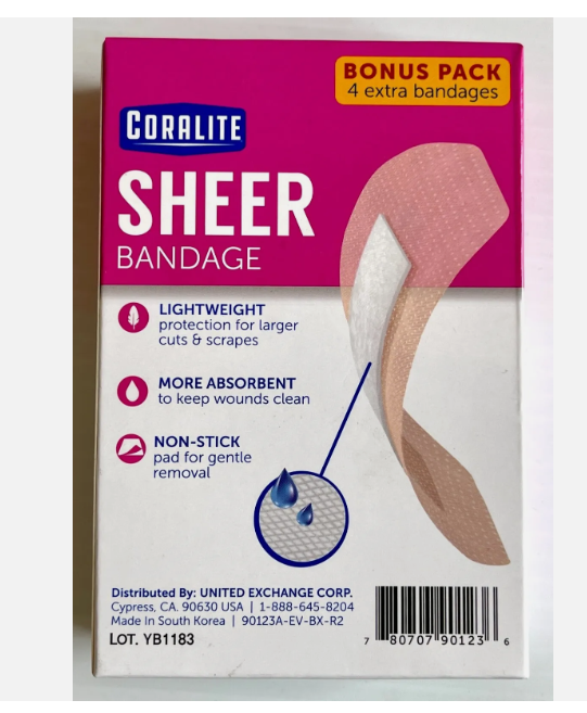 Coralite Sheer Bandage Sterile Extra Lager Bandages | eBay
