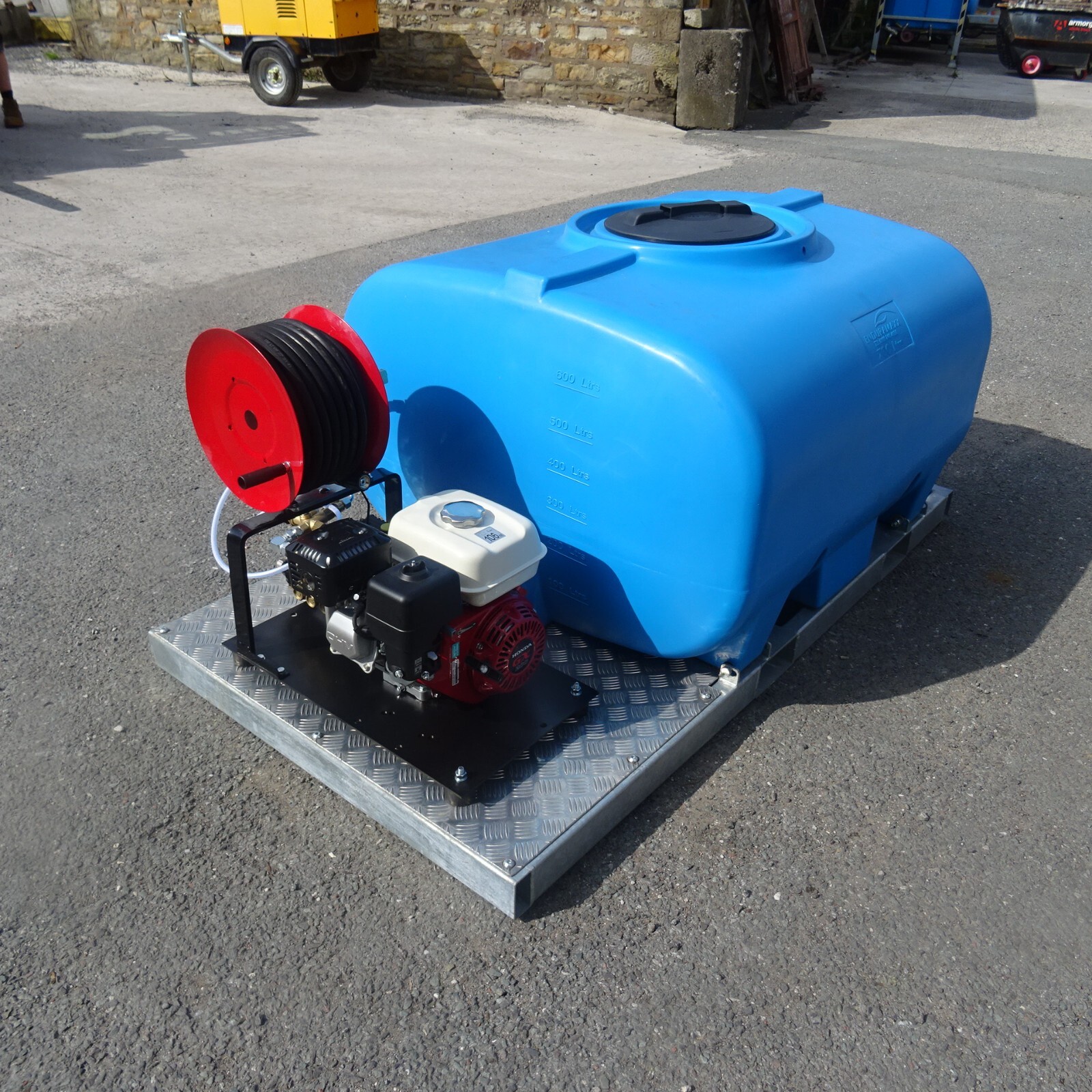 £2350+Vat New 700 Litre SKID MOUNTED PRESSURE WASHER BOWSER WATER ...
