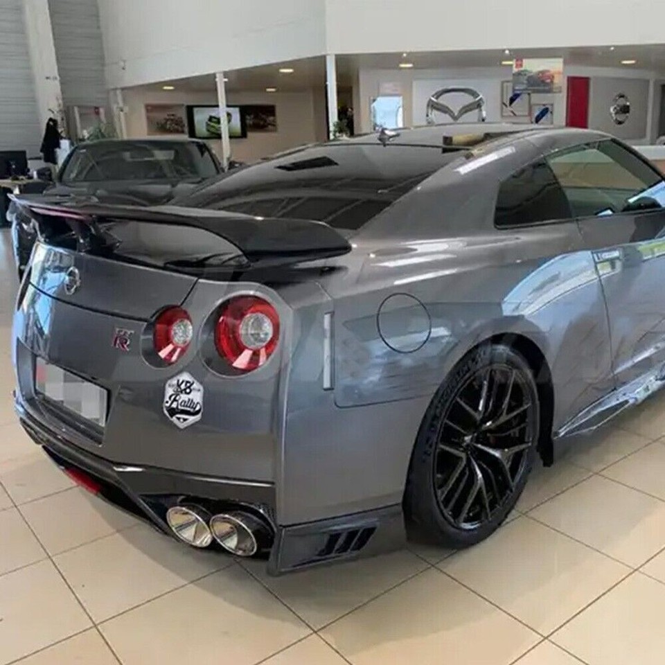 For Nissan GTR R35 08-20 CBA DBA Carbon Fiber Rear Trunk Spoiler Rear ...