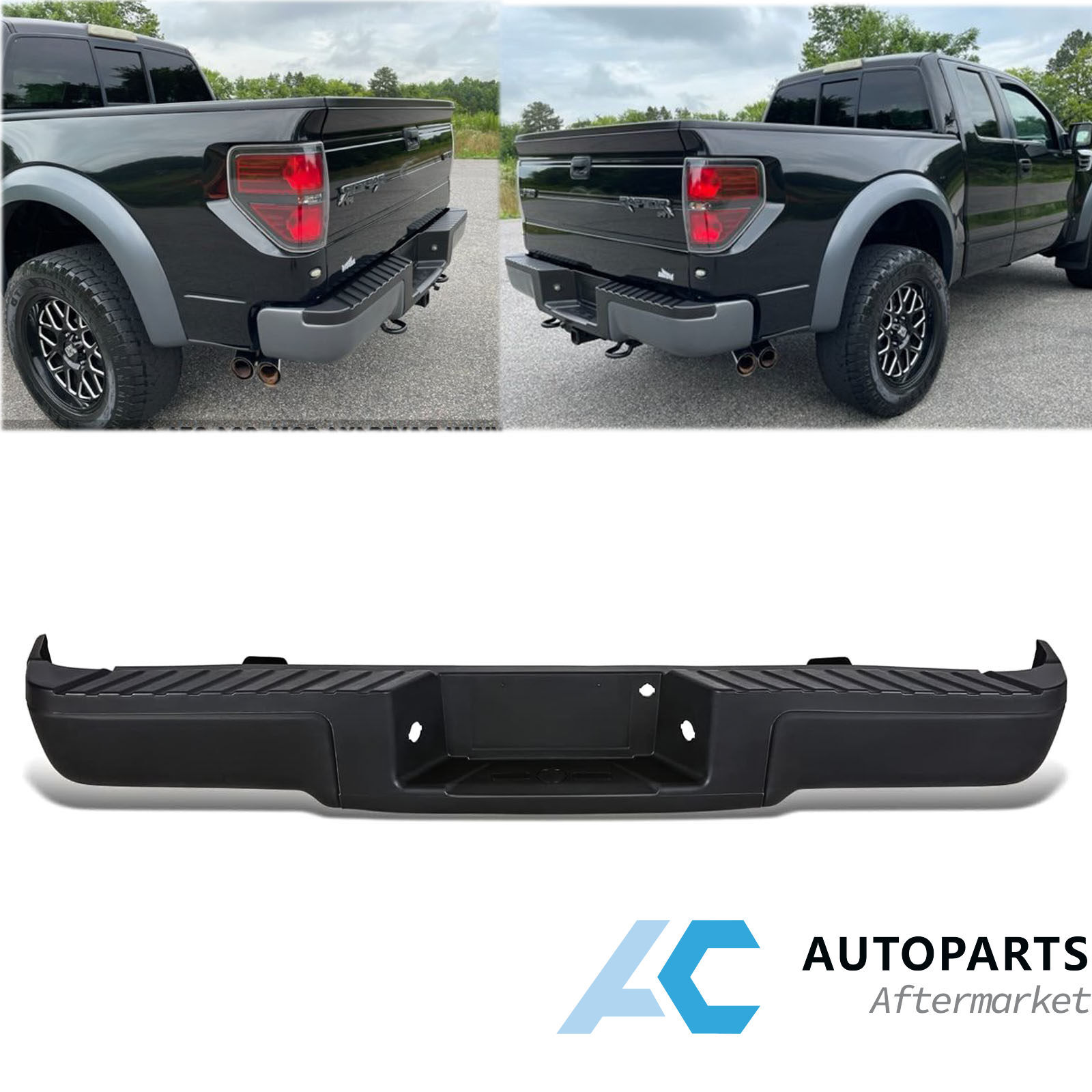 For 2009-2014 Ford F150 Rear Bumper Steel Bumper Assembly w/o Park ...
