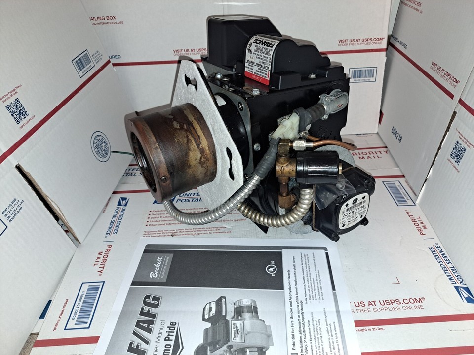 BECKETT OIL BURNER UNIT MODEL AF AFG - Weil Mclain Boiler Furnace Water ...