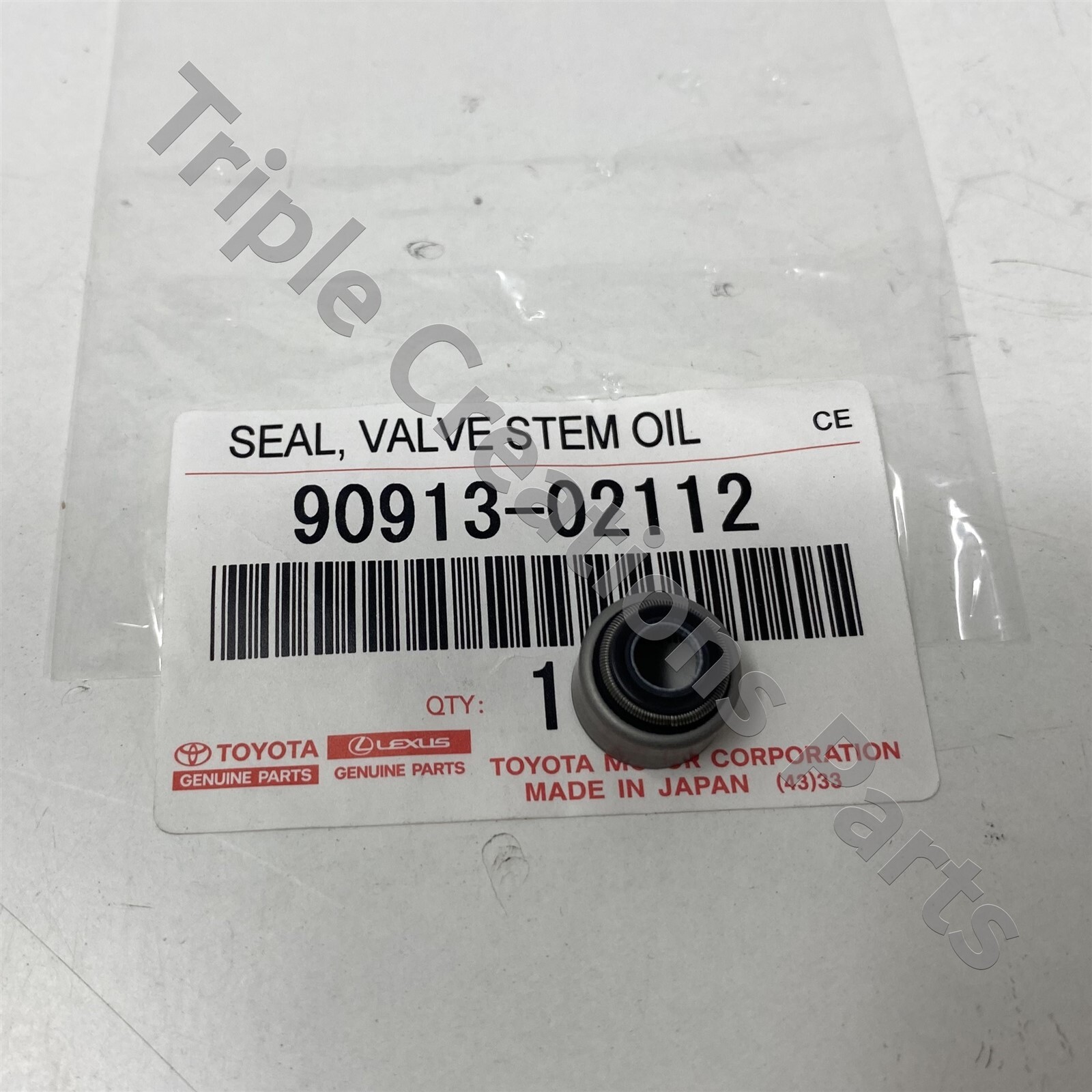 90913-02112 Genuine Toyota Lexus Seal Exhaust Stem Oil 9091302112 OEM ...