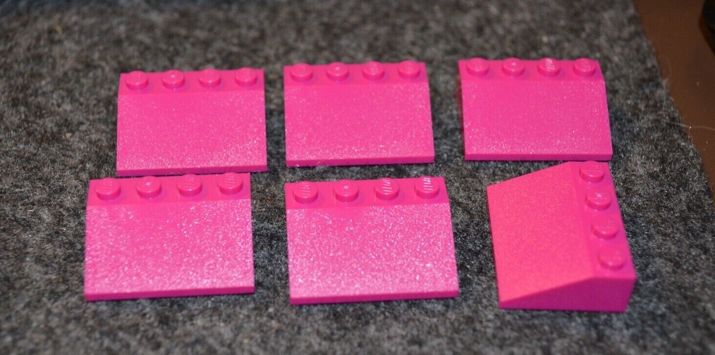 6 ~ 4x3 // 3x4 Reddish Violet Slope Bricks ~ New Lego Parts ~ | eBay