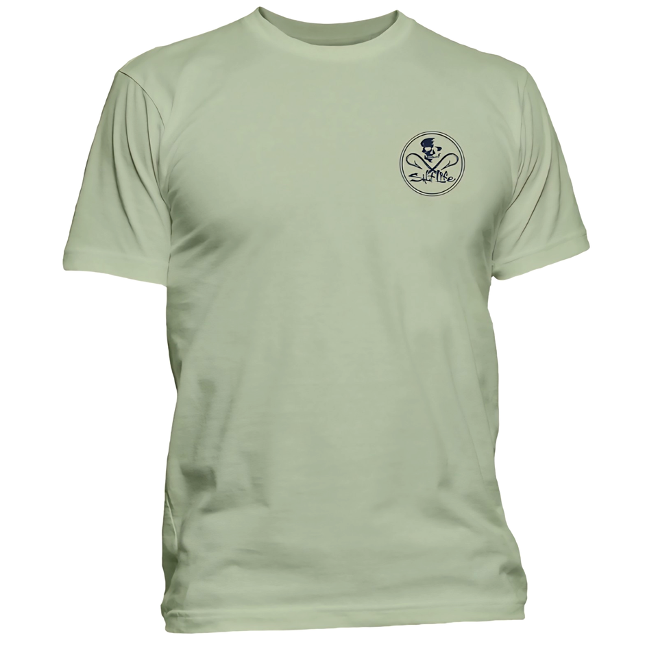 Salt Life Men's Big & Tall "Skull and Hooks", Graphic T-Shirt, XLT ...