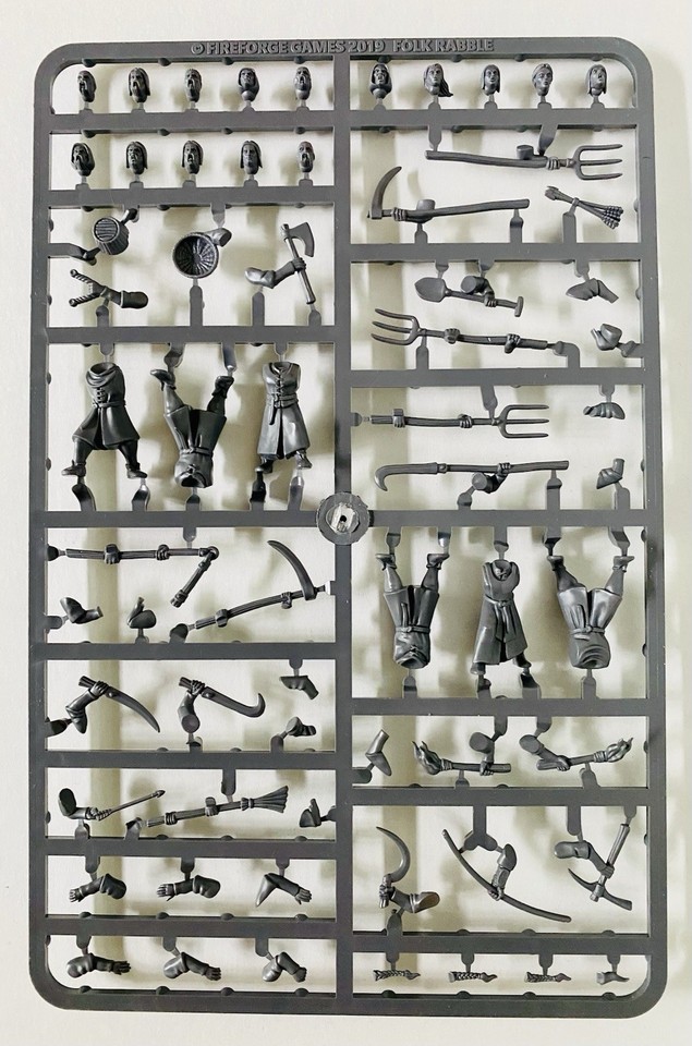 Forgotten World Northmen Folk Rabble • New • 1 Sprue • 6 Minis ...