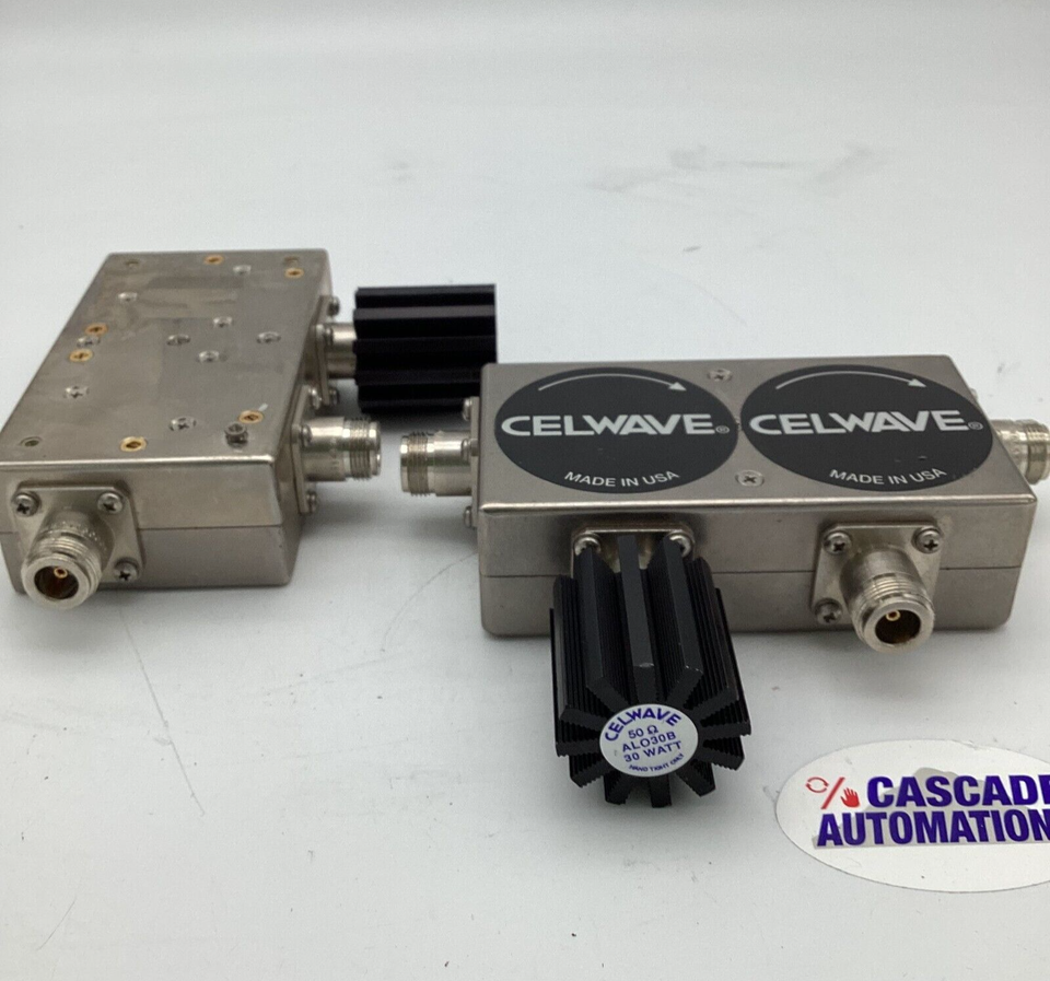 CELWAVE CD670-C ISOLATOR CIRCULATOR UHF ASSEMBLY FREQUENCY (LOT OF 2 ...