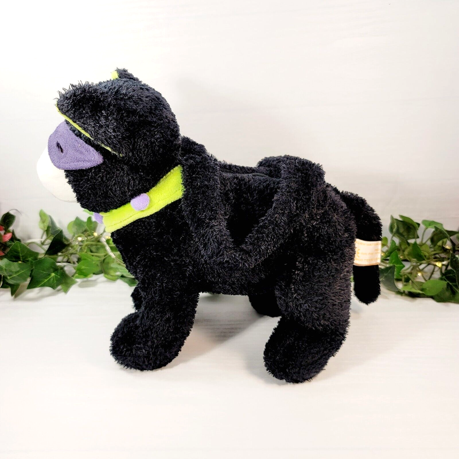 Bando Toys. Plush Black Cat Purse. Cat Burglar. Kitty Cat Plush. | eBay