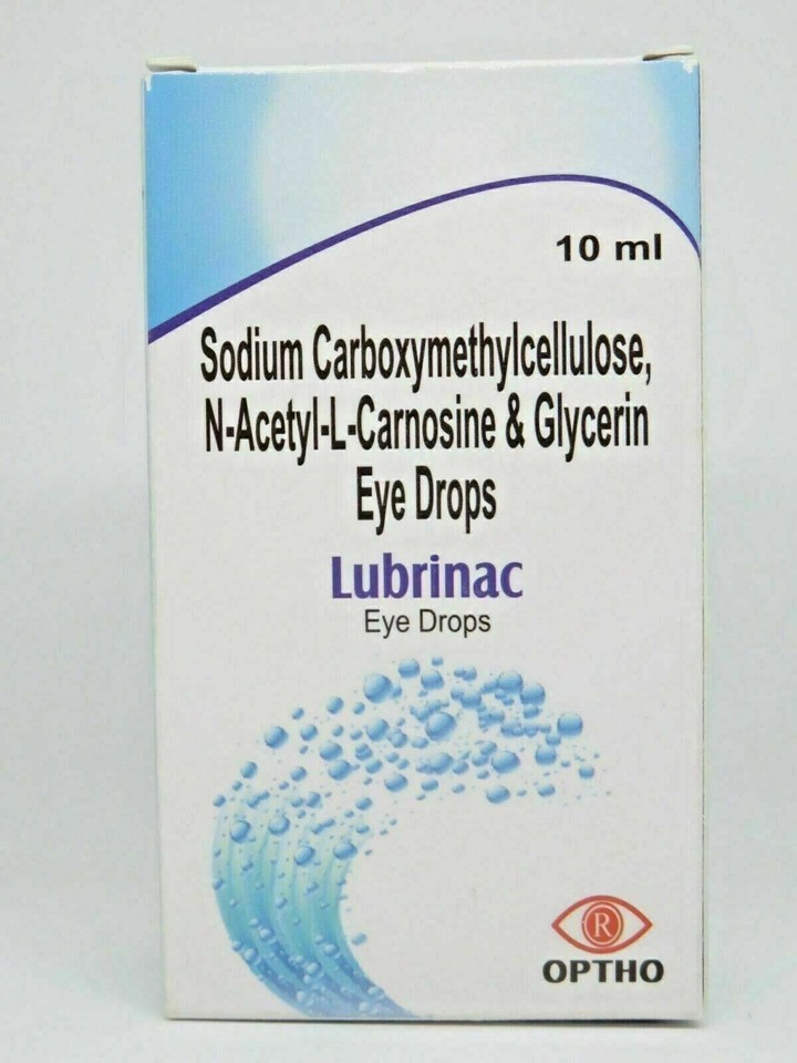 Lubrinac Eye Drops Cure Cataract Carnosine NAC Glaucoma BrightC Clarity ...