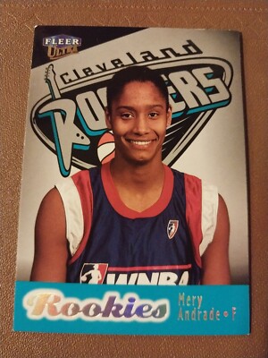 1999 MERY ANDRADE FLEER ULTRA WNBA ROOKIE CARD RC #124 OLD DOMINION ...