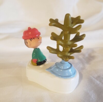 Peanuts - Charlie Brown - Christmas Linus & Tree Push Puppet - 2002 ...