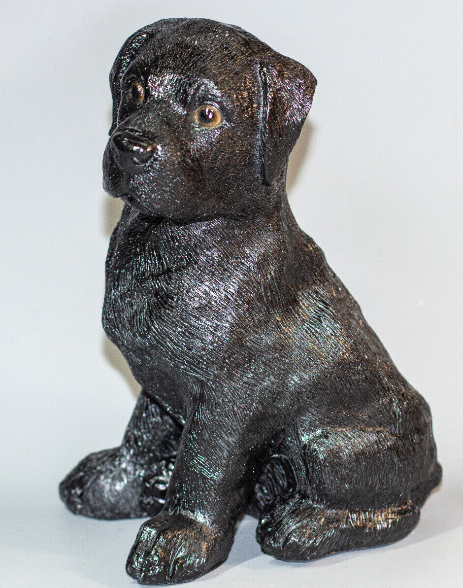 Black Labrador Cremation Urn Dog Ashes Pet Loss Sculpture Memorial ...