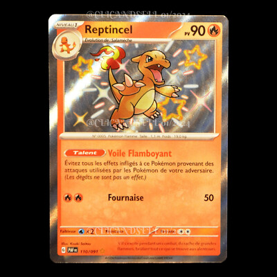 carte Pokemon Reptincel 110/091 EV4.5 Destinées de Paldea FR | eBay