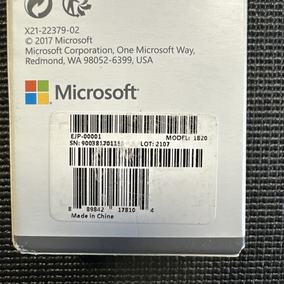 Genuine Microsoft Surface Mini DisplayPort to VGA Adapter Model 1820 ...