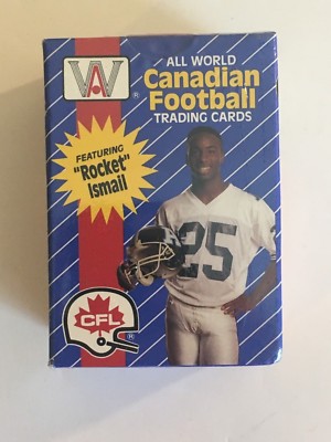 1991 ALL WORLD CANADIAN FOOTBALL CARDS - FACTORY SEALED 110 CARD SET ...