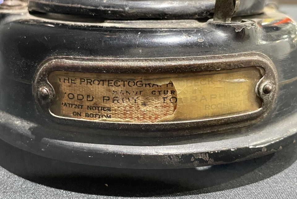 1910 Todd Protectograph Co. Rare Check Writer Printer Machine 16" NICE ...