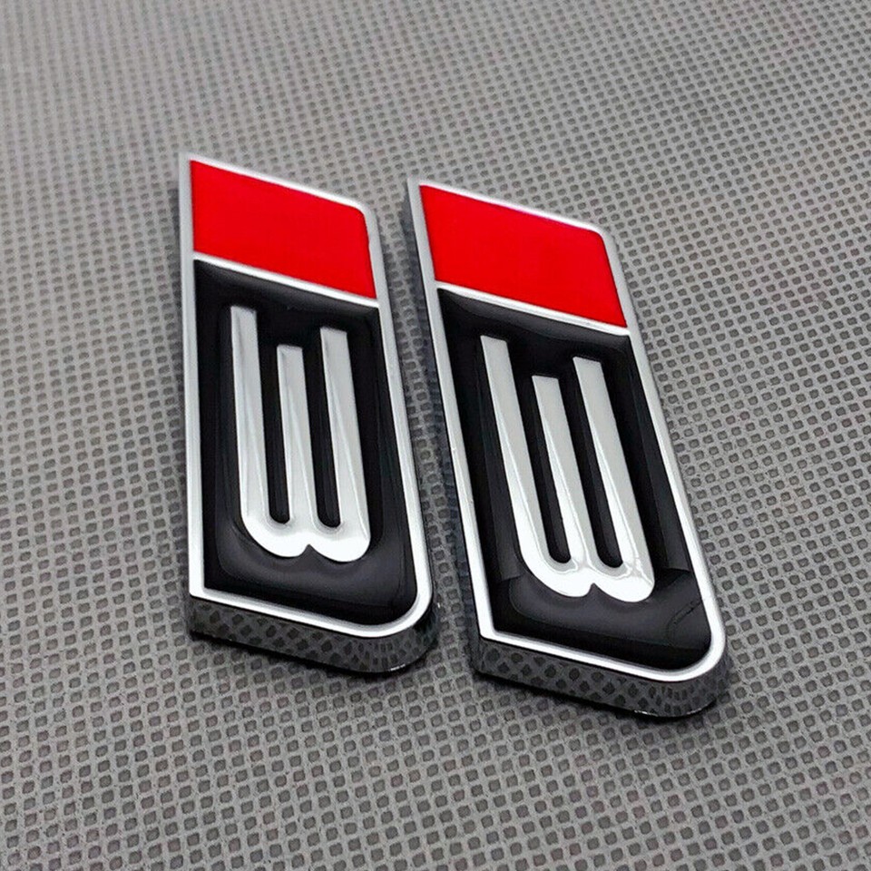 2Pcs For ROUSH Stage 3 Badge Sticker 3D Metal Sport GT3500 Emblem Car ...