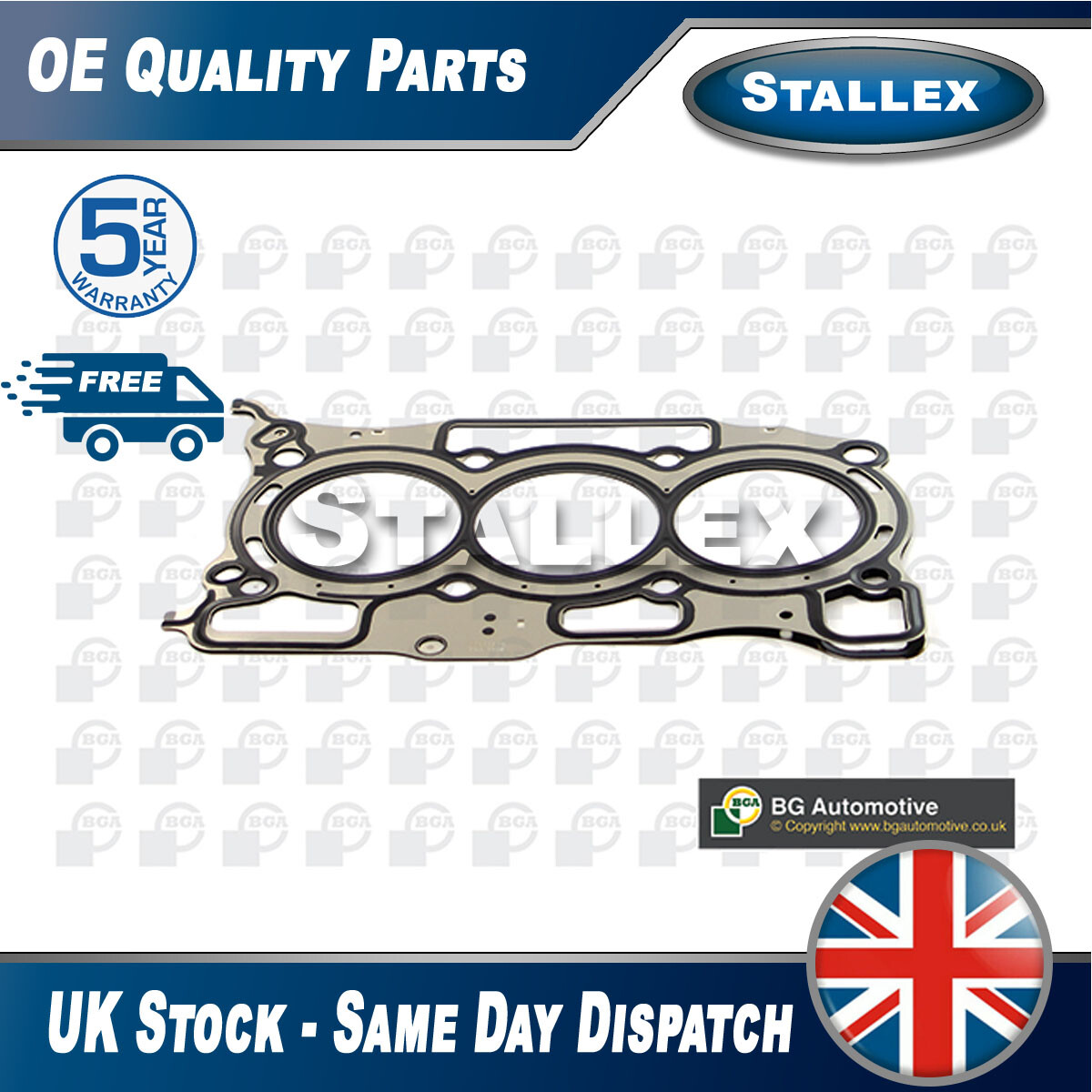 Fits Nissan Micra 2010-2015 Note 2013- 1.2 Cylinder Head Gasket Stallex ...
