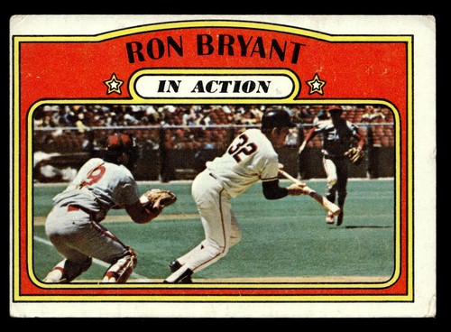1972 Topps Ron Bryant #186 VG-EX San Francisco Giants | eBay