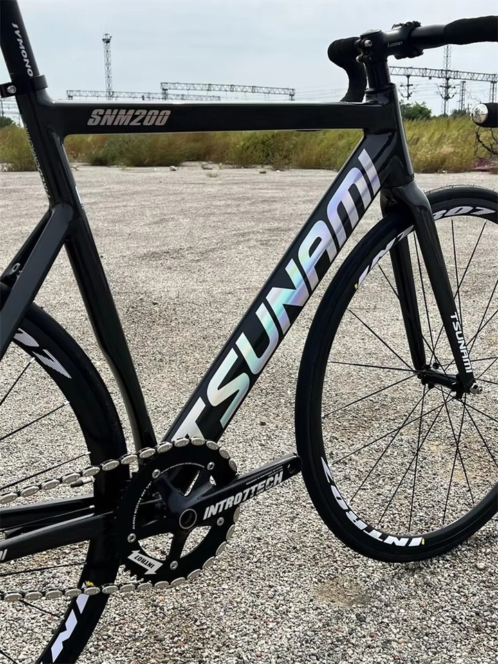 Fixed Gear Bike Tisunami 200 Aluminum Alloy Fixie SNM200 Frame Color ...