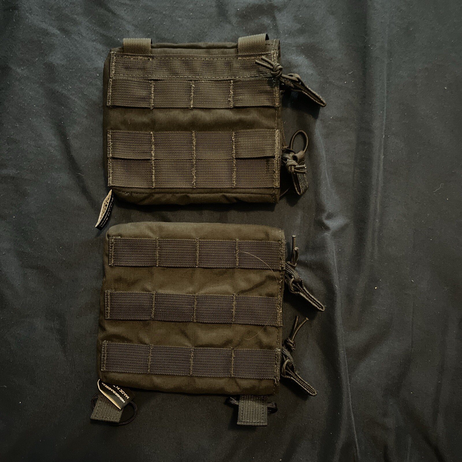 High Ground Gear Double Horizontal Mag Pouches, Black, Pair | eBay