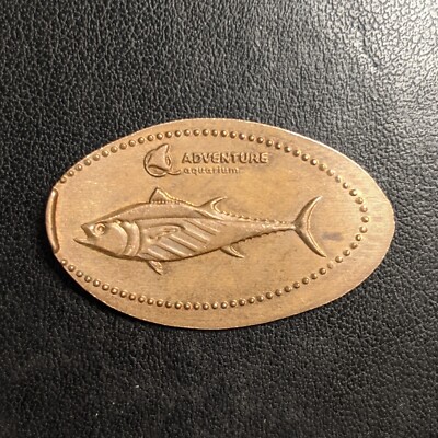 Adventure Aquarium Tuna Fish - Press Coin Elongated Penny Souvenir | eBay