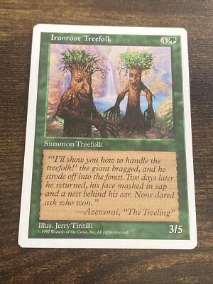 Ironroot Treefolk Fifth 5th Edition MTG Magic The Gathering L4477* | eBay