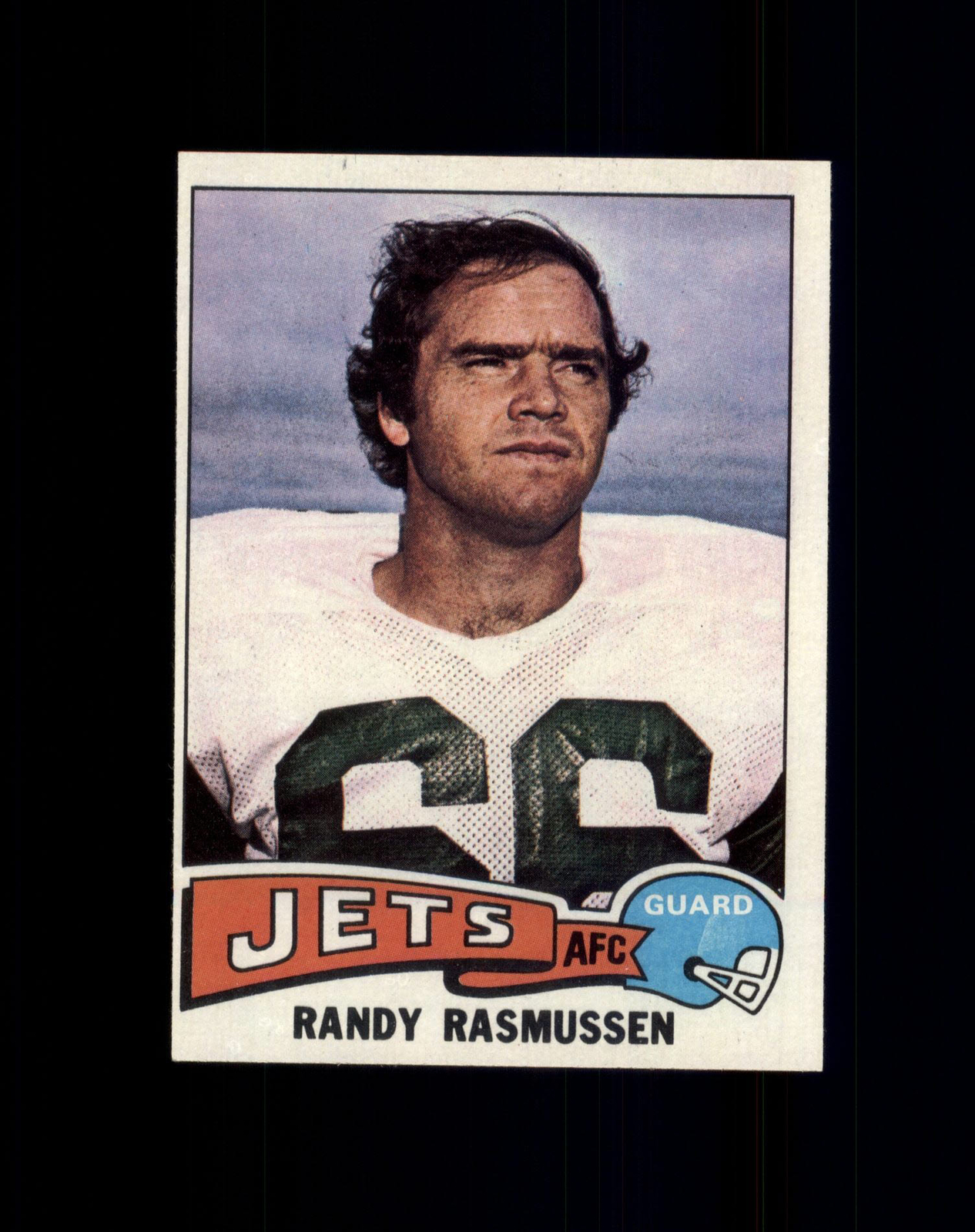 1975 Topps #36 Randy Rasmussen - New York Jets NM/MT (A02A) | eBay