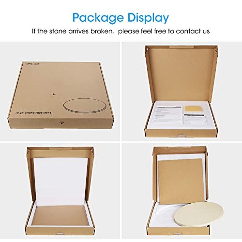 Pizza Stone 10.25 Inch Round Pizza Grilling Stone Small Pizza Stone for ...