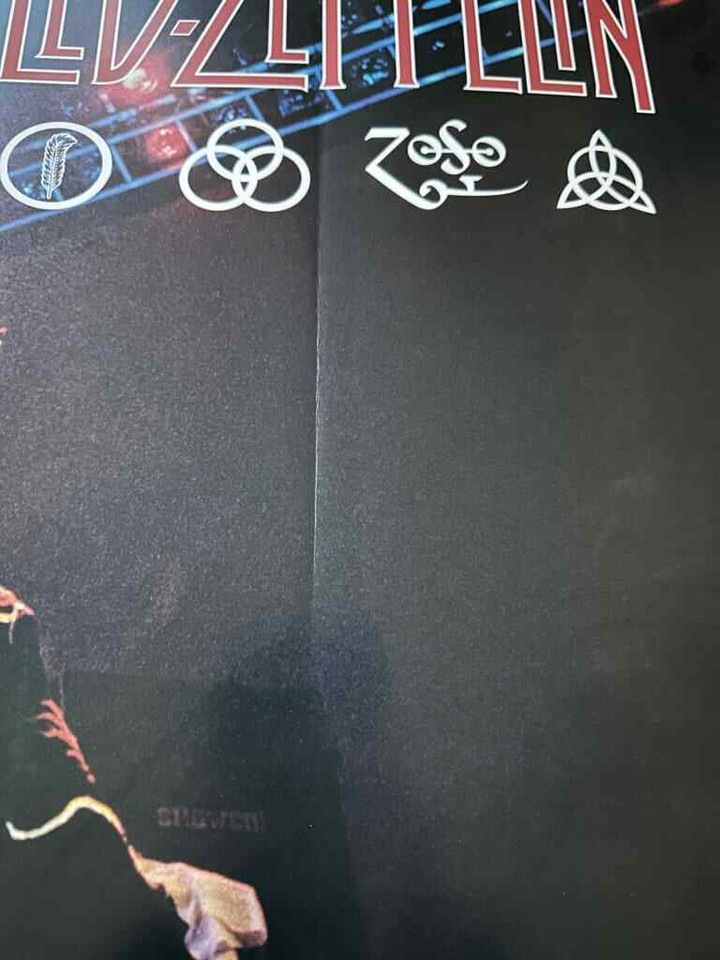 Led-Zeppelin Zoso Live On Stage Poster 22 X 34 | eBay