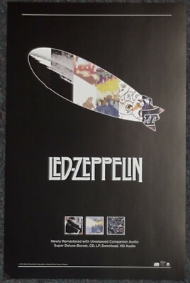 Led Zeppelin I / II / III Deluxe Remasters 2014 PROMO POSTER | eBay