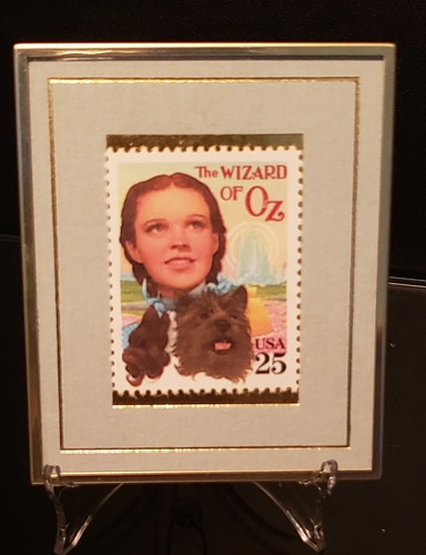 Framed Wizard Of Oz Dorothy 25c Postage Stamp USA - 1990 Ltd Ed. 2087/ ...