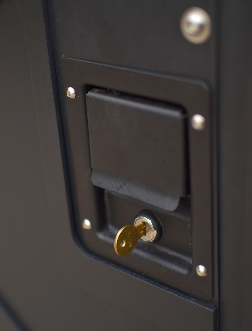 4 Black Single Locking Door Handles fits Military HUMVEE M998 M1038 Key ...