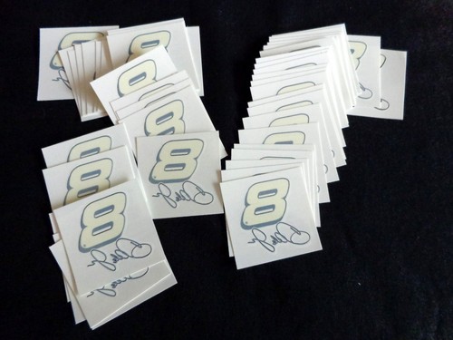 DALE EARNHARDT JR Temporary Tattoos Lot of 50 Signature 8 Body Art ...