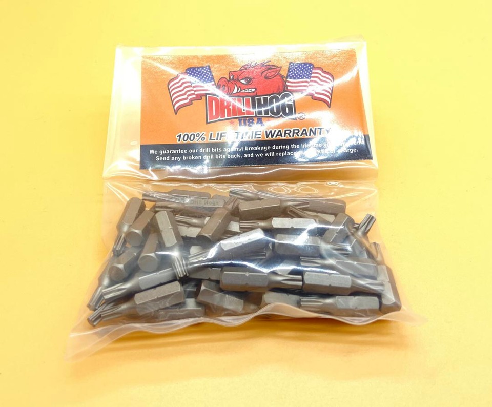 T-45 Torx Bit T-45 Insert Bit T45 Star Torx Lifetime Warranty 50 Pcs ...