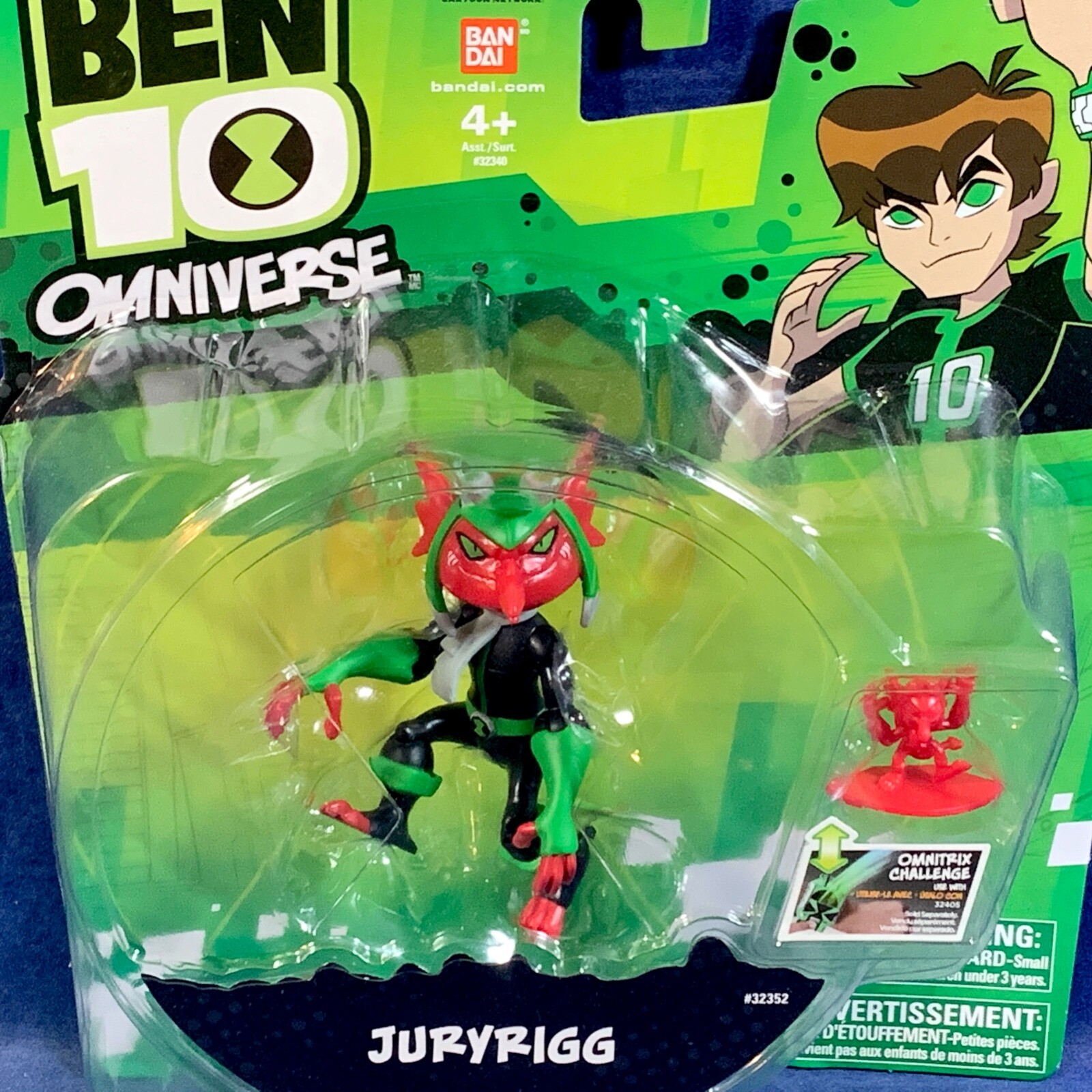 New - JURYRIGG 4" Ben 10 OMNIVERSE Action Figure Mini Fig BANDAI 32352 ...