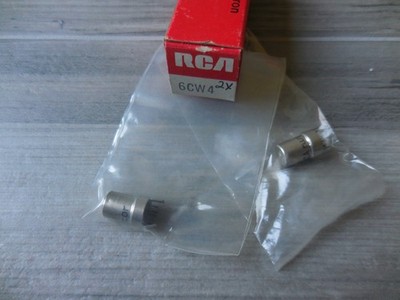 RCA Pair 2X 6CW4 VINTAGE NUVISTOR TUBES NEW OLD STOCK IN BOX Free ...
