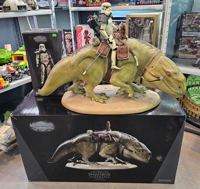 Dewback w Sandtrooper Corporal /2500 1:6 12" STAR WARS SIDESHOW ...