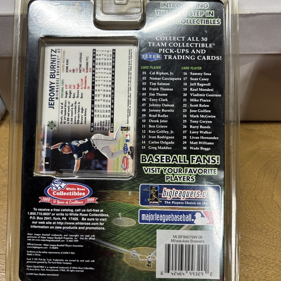 Milwaukee Brewers Jeromy Burnitz Die-Cast Vehicle F150 Ford Pick Up ...
