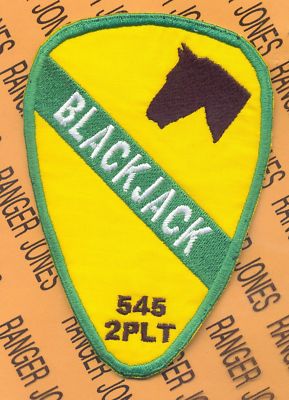 1st Cavalry Div 2 PLT 545 MP Co BLACKJACK patch | eBay