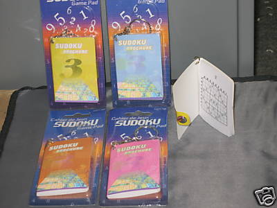 24 Sudoku Puzzles & Answers Keychain Mathematics NEW! | eBay