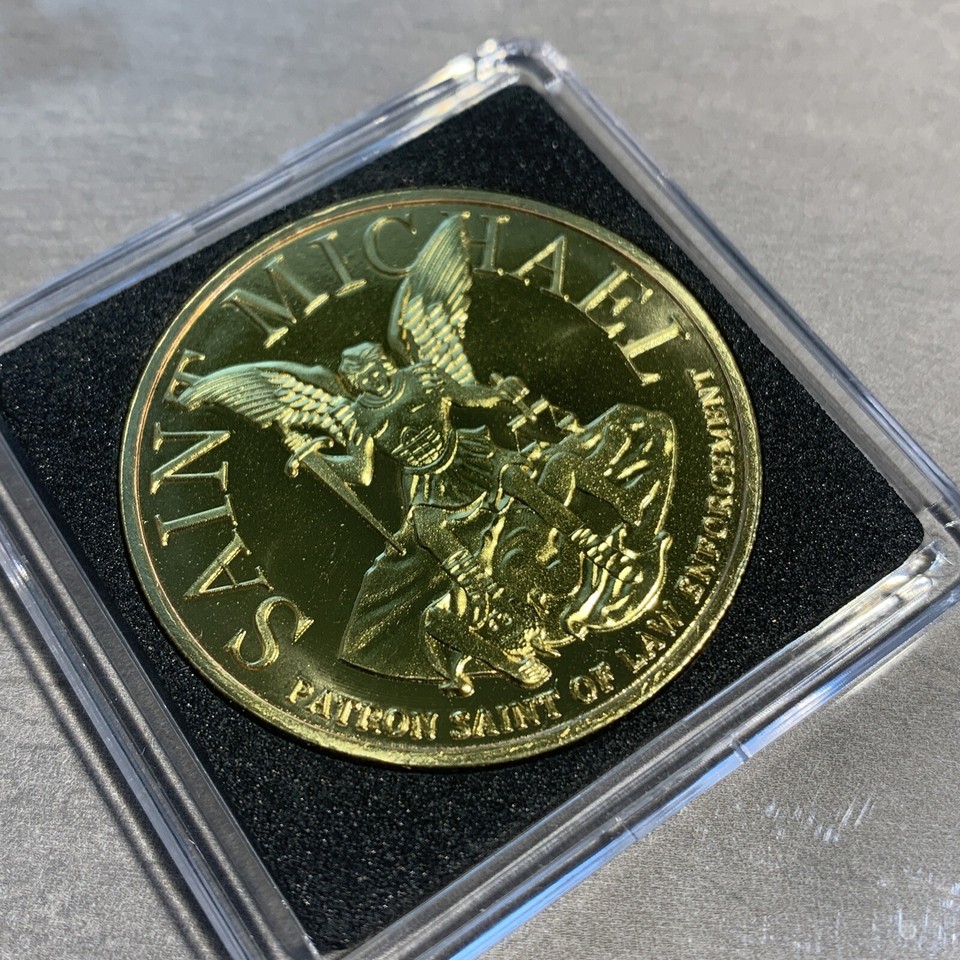 MICHIGAN STATE POLICE TROOPER MSP Challenge Coin INCLUDES 2X2 ST CASE ...