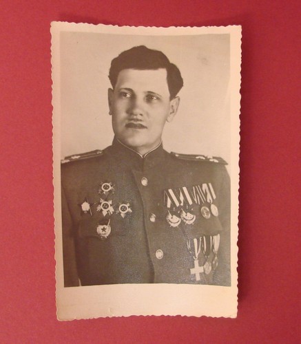 WW2 Russian YOUNG Guards Colonel Photo w Soviet & Polish Orders Medals ...